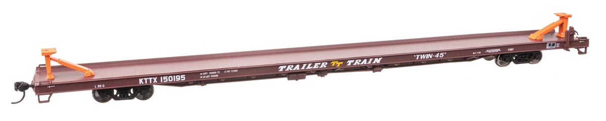 Walthers 5747 89' Channel Side Flatcar - Ready to Run -- Trailer-Train – YankeeDabbler