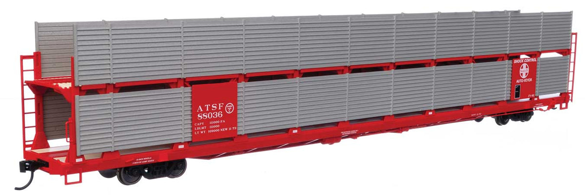 Walthers 8104 89' Flatcar w/Bi-Level Shielded Auto Rack - Ready to Run – YankeeDabbler