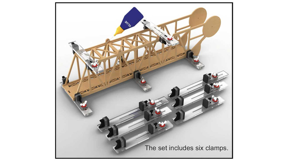 Bachmann 39127 Mini Bar Clamps -- pkg(6) ALL Scale – YankeeDabbler