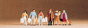 Preiser 9015 Pedestrians -- Walking People #1 N Scale – YankeeDabbler