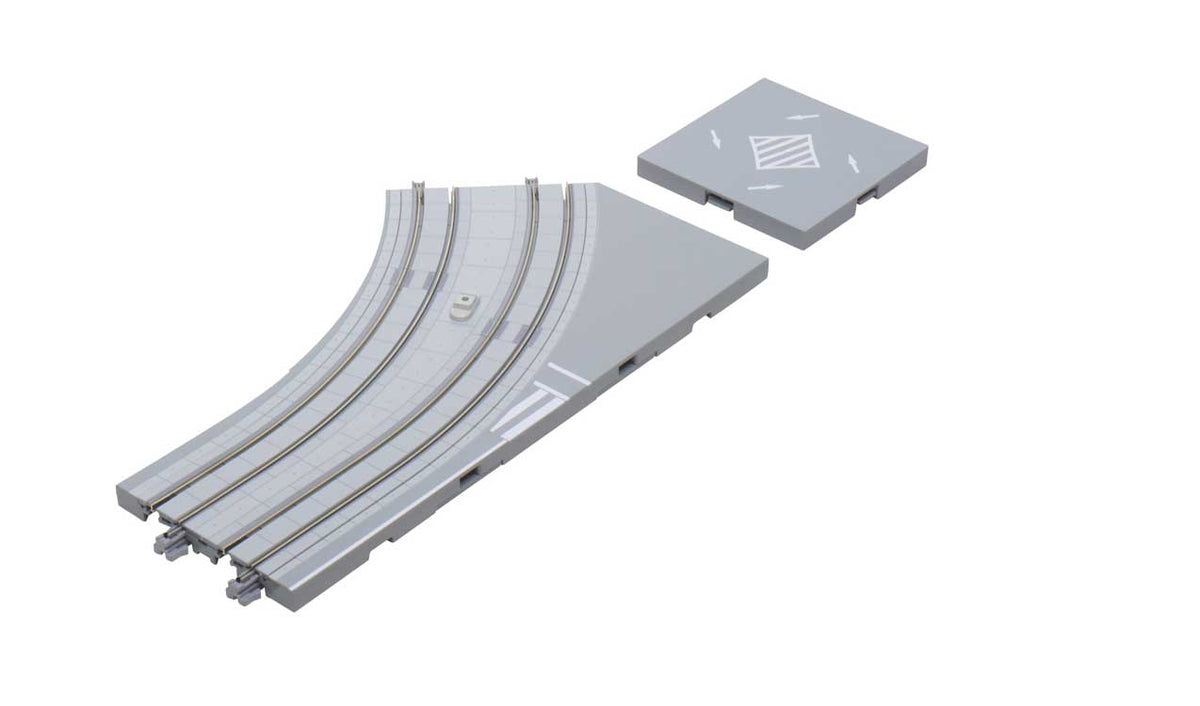 Kato 40-103 Street Track - Unitram -- Double Track Left Hand Curve 7-1 ...