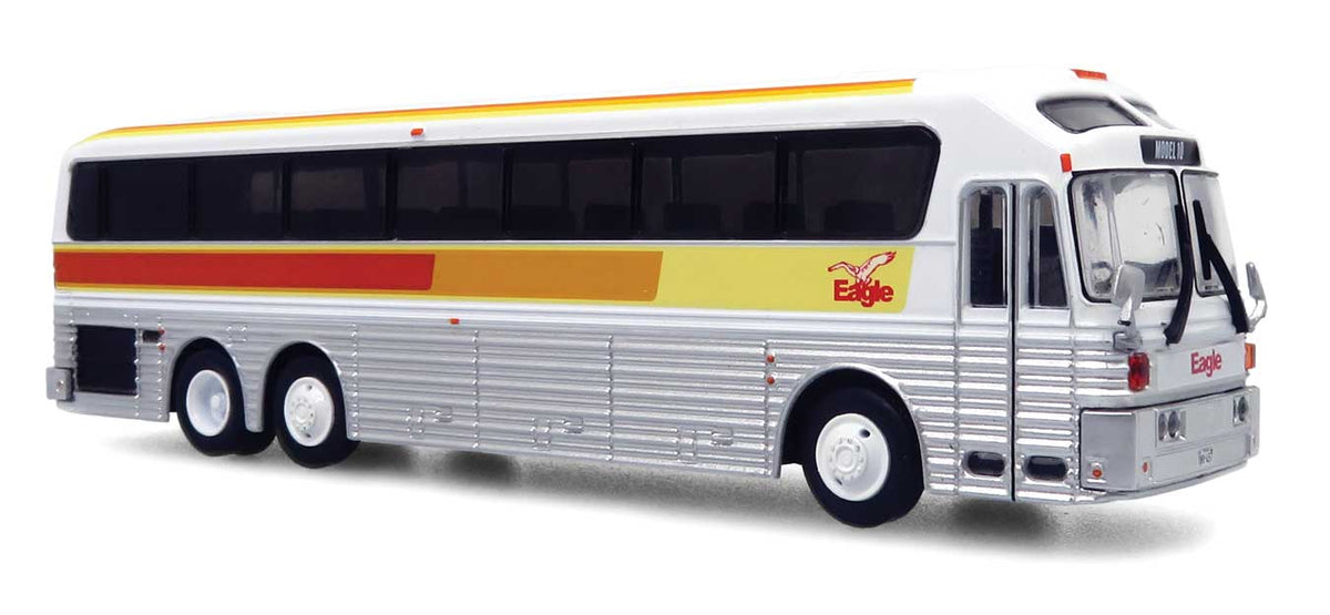Iconic 870356 1986 Eagle Model 10 Bus - Assembled -- Corporate (orange ...