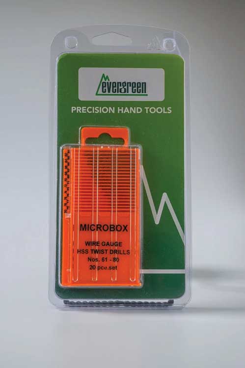 Evergreen 74200 20-Piece Imperial Microbox Drill Set -- Includes #61 t ...