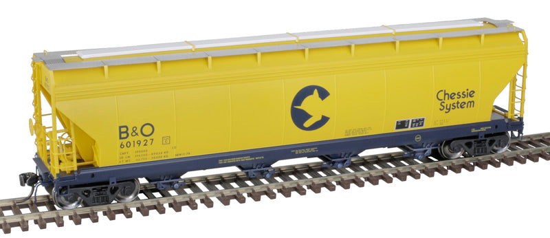 Atlas 20007367 ACF 5250 Covered Hopper - Chessie System B&O #601927 (y ...