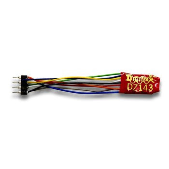 Digitrax (DZ143PS) 1 Amp Premium Mobile Decoder 4 Function with DCC Me ...