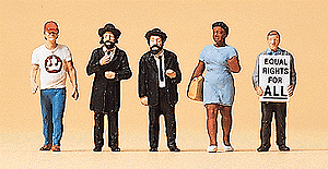 Preiser 79164 Pedestrians -- American City People N Scale – YankeeDabbler