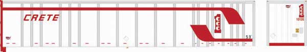 Bowser 43287 53' Platewall Highway Trailer - Assembled -- Crete #10141 ...