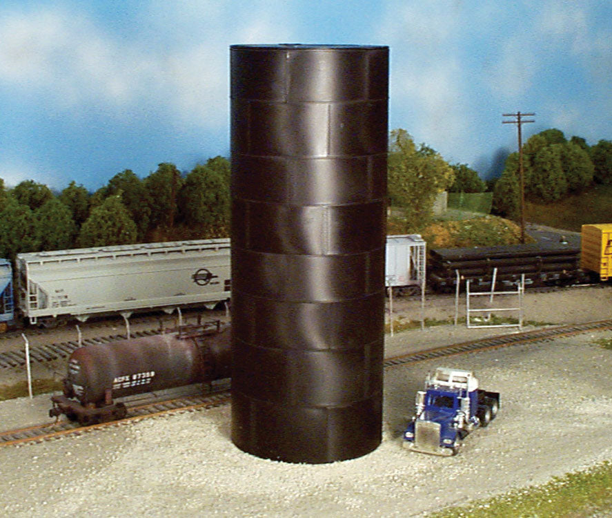 Rix 502 Flat Top Water/Oil Tank -- Kit - Scale Height 60' 18.3m HO Sca ...
