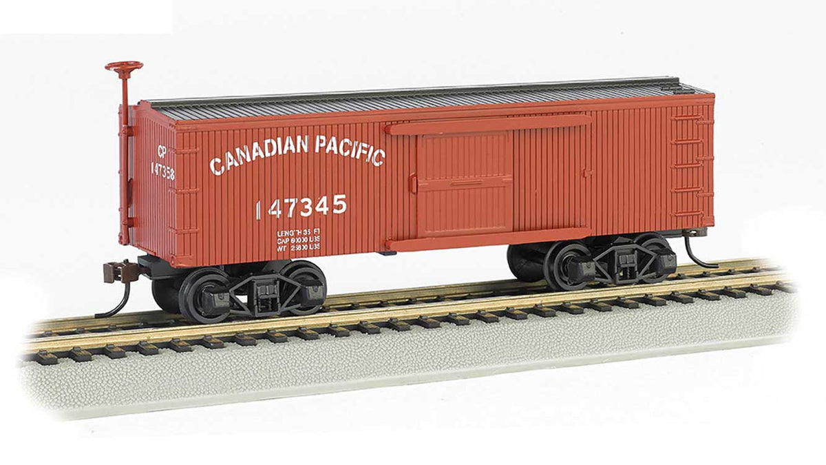 Bachmann 72313 34' Wood Old-Time Boxcar - Ready to Run - Silver Series ...