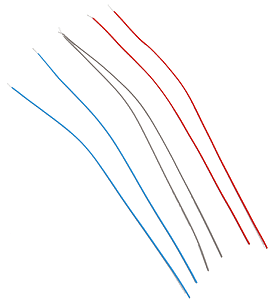 Detail Associates 1513 MU Jumper Cable .020" Vinyl 3" Long pkg(6) -- 2 ...