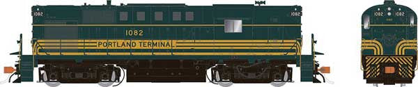 Rapido 31571 ALCO RS-11 PT - Portland Terminal #1082 (pine green, yell ...