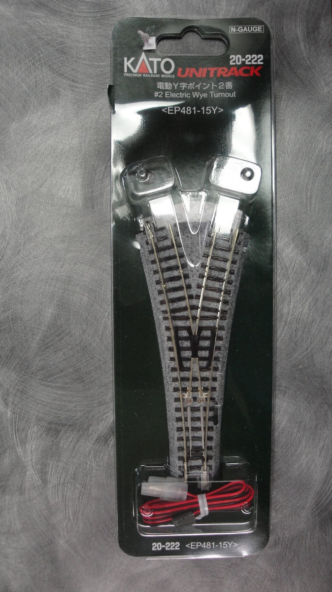 Kato Spur N Startset Kato N-Scale Remote Wye Switch - Modellbahn-Weiche ...