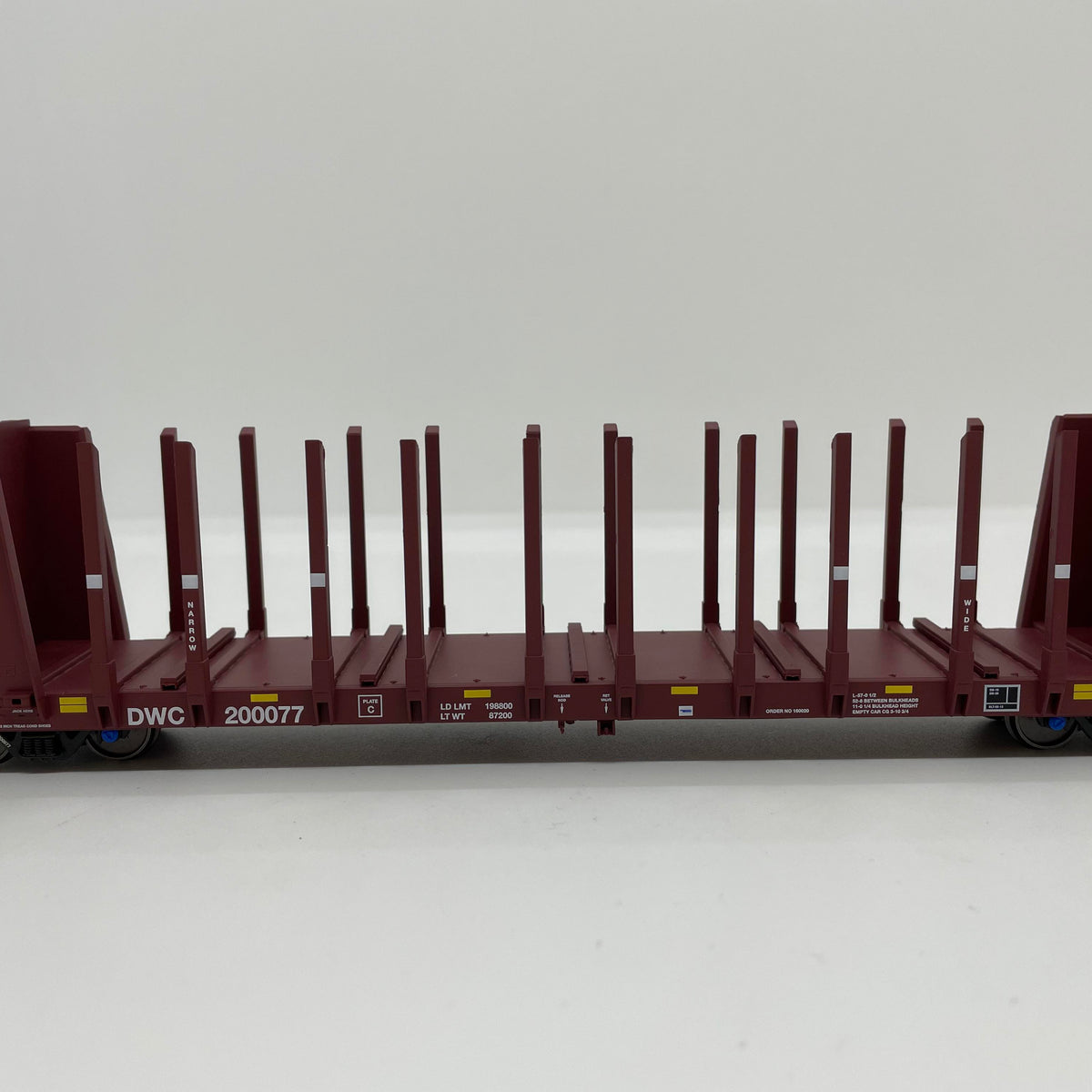 Otter Valley 65018 FCA 52' Bulkhead Pipe Car DWC #200061 HO Scale ...