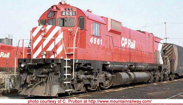 Bowser 24846 M630 CP Canadian Pacific #4508 (Action Red, 8" Stripe, Lg ...