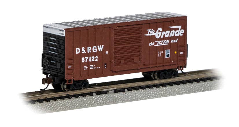 Bachmann 18253 40' Hi-Cube Boxcar - Ready to Run -- Denver & Rio Grand ...