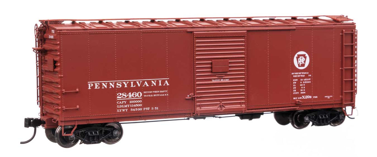 WalthersProto 102301 40' X29B Boxcar - Ready to Run -- Pennsylvania Ra ...