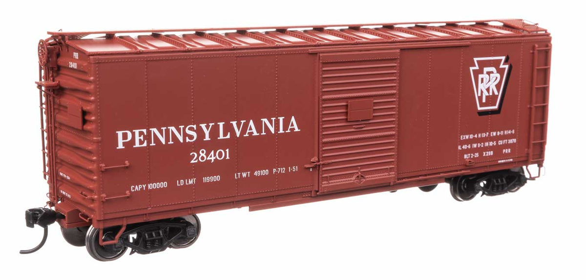WalthersProto 102308 40' X29B Boxcar - Ready to Run -- Pennsylvania Ra ...