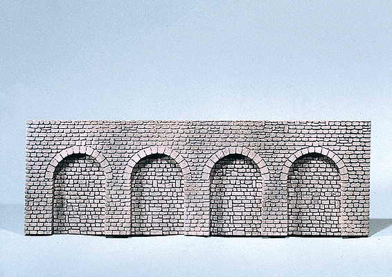 Faller 170838 Arcades - Natural Stone w/Round Arch (gray) -- 14-3/4 x ...