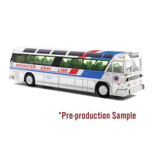 Iconic 870628 1964 MCI MC-5A Coach Bus - Assembled -- Brewster Gray Li ...