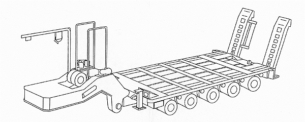 Trident 81002 Military - US/NATO - Trailer (Resin & Metal Kit) -- M100 ...
