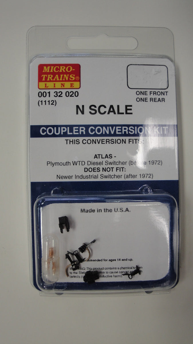 N-Scale Micro Trains Coupler Conversion Kit #489-132020 - Bellmawr, NJ ...