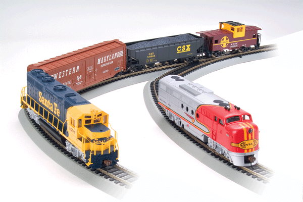 501 Bachmann / Train Set Digital Commander Train Set - E-Z Command HO ...