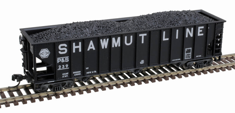 ATLAS Trainman 50005851 90 Ton Hopper - P&S Pittsburgh and Shawmut #25 ...