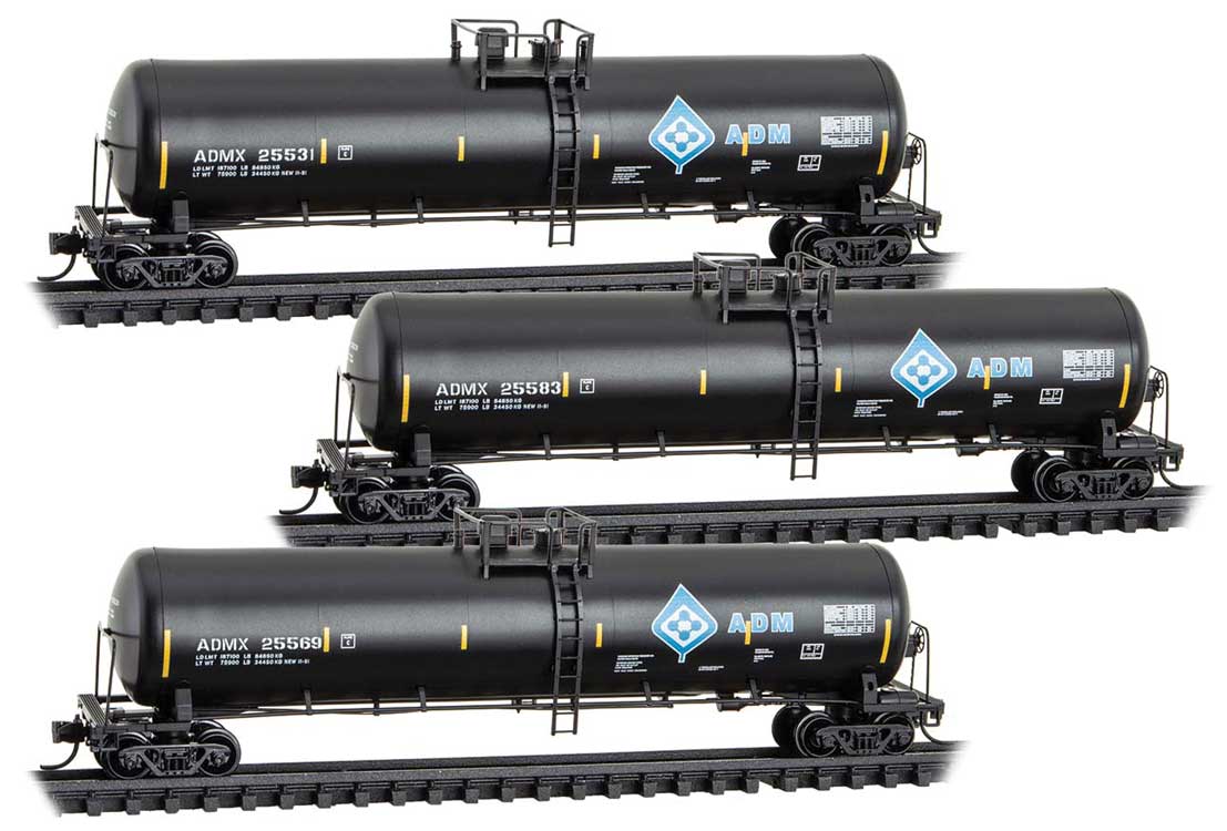 Micro Trains 983 00 241 56' General-Service Tank Car 3-Pack - Ready to ...