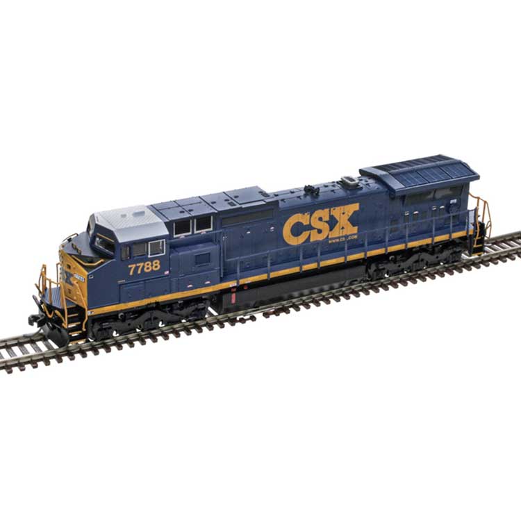 Atlas 40005830 GE Dash 8-40CW - Standard DC - Master(R) Silver -- CSX ...