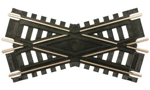173 ATLAS Crossing 30-Degree, 4" 10.2cm, Black Ties Code 100 HO Scale ...