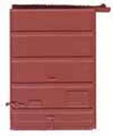 Kadee 2240 7' Five-Panel Boxcar Door w/Low Tack Board pkg(2) -- Red Ox ...