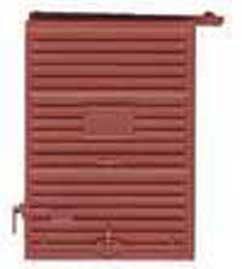 Kadee 2234 7' Youngstown Boxcar Door w/High Tack Board pkg(2) -- Red O ...