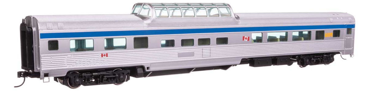 Walthers 30414 85' Budd Dome Coach - Ready to Run -- VIA Rail HO Scale ...