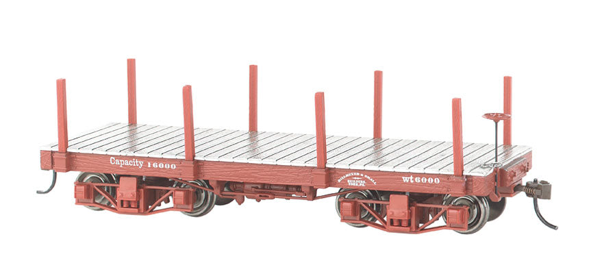 Bachmann 26511 18' Wood Flatcar - Spectrum(R) -- Data Only (Oxide Red ...