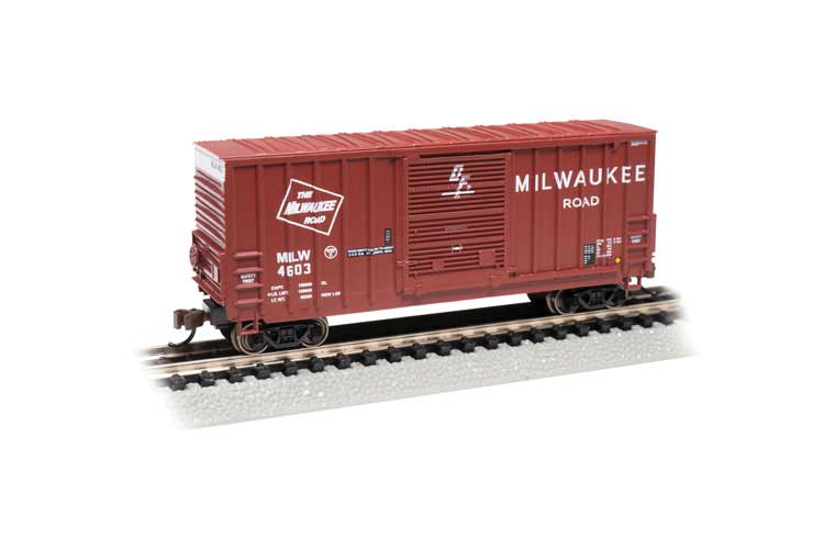 Bachmann 18255 40' Hi-Cube Outside-Braced Boxcar - Ready to Run -- Mil ...