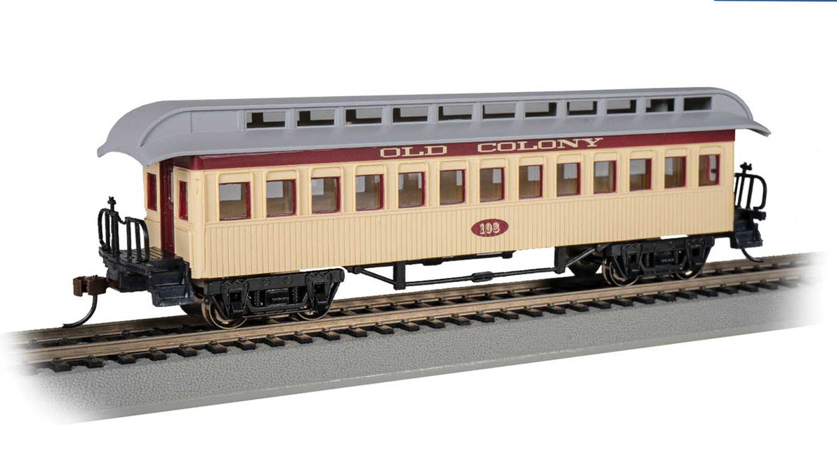 Bachmann 15106 Old Time Wood Coach with Round-End Clerestory Roof - Re ...