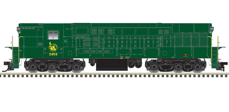 Atlas 40005409 FM H-24-66 Phase 1A Trainmaster CNJ Central Railroad of ...