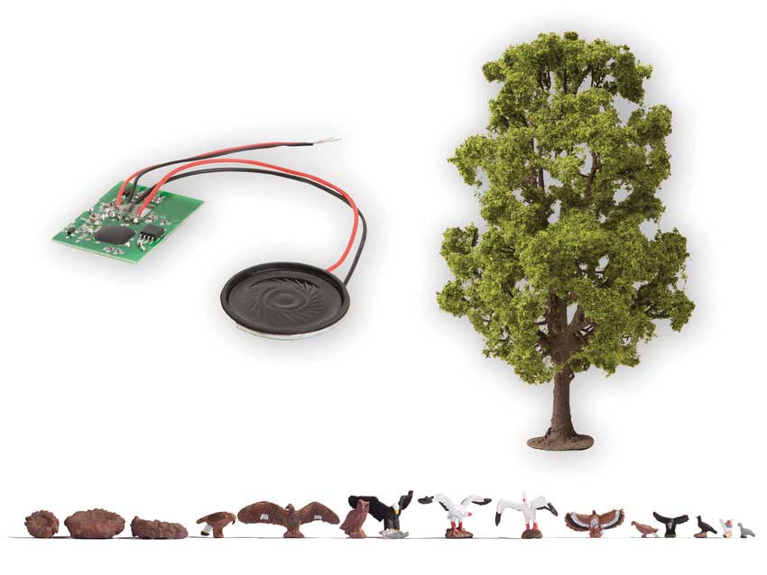 Noch 21782 Lime Tree Sound Scene - Micro Sound -- Tree 7-1/4" 18.5cm T ...
