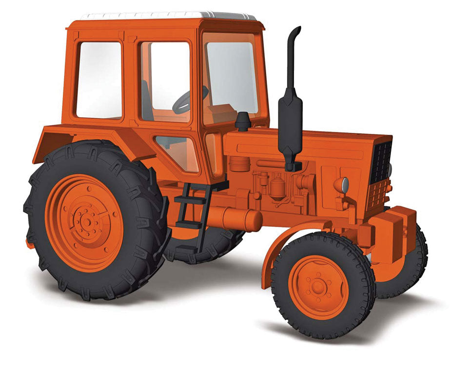 Busch 51300 1983 Belarus MTS 80 Farm Tractor - Assembled -- Orange HO ...