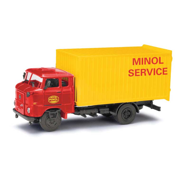 Busch 95198 1965 IFA W50L MK Box-Body Delivery Truck - Assembled -- Mi ...