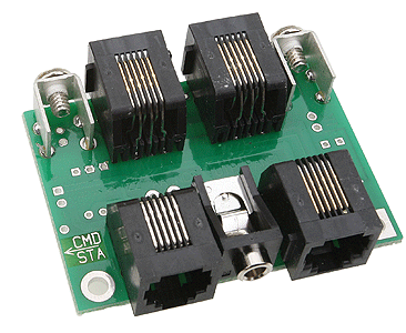 NCE 207 UTP Cab Bus Fascia Panel -- RJ12 (T (SCALE=ALL) Part # = 524-2 ...