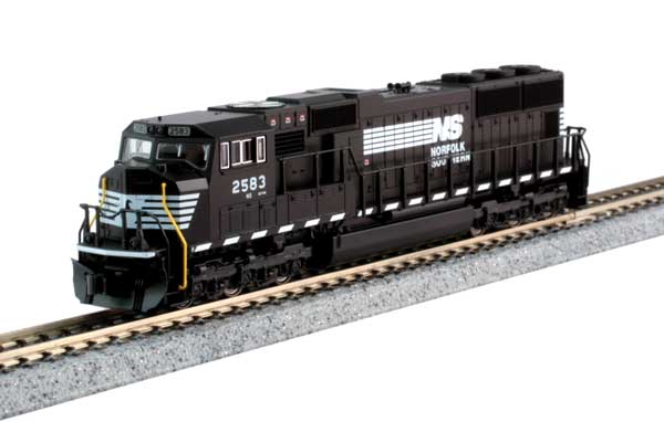 Kato 176-7613 SD70M NS - Norfolk Southern #2581 (black, white) Standar ...