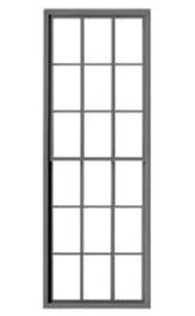 Tichy Train Group 2092 9 Over 9 Double-Hung Masonry Window with Precut ...