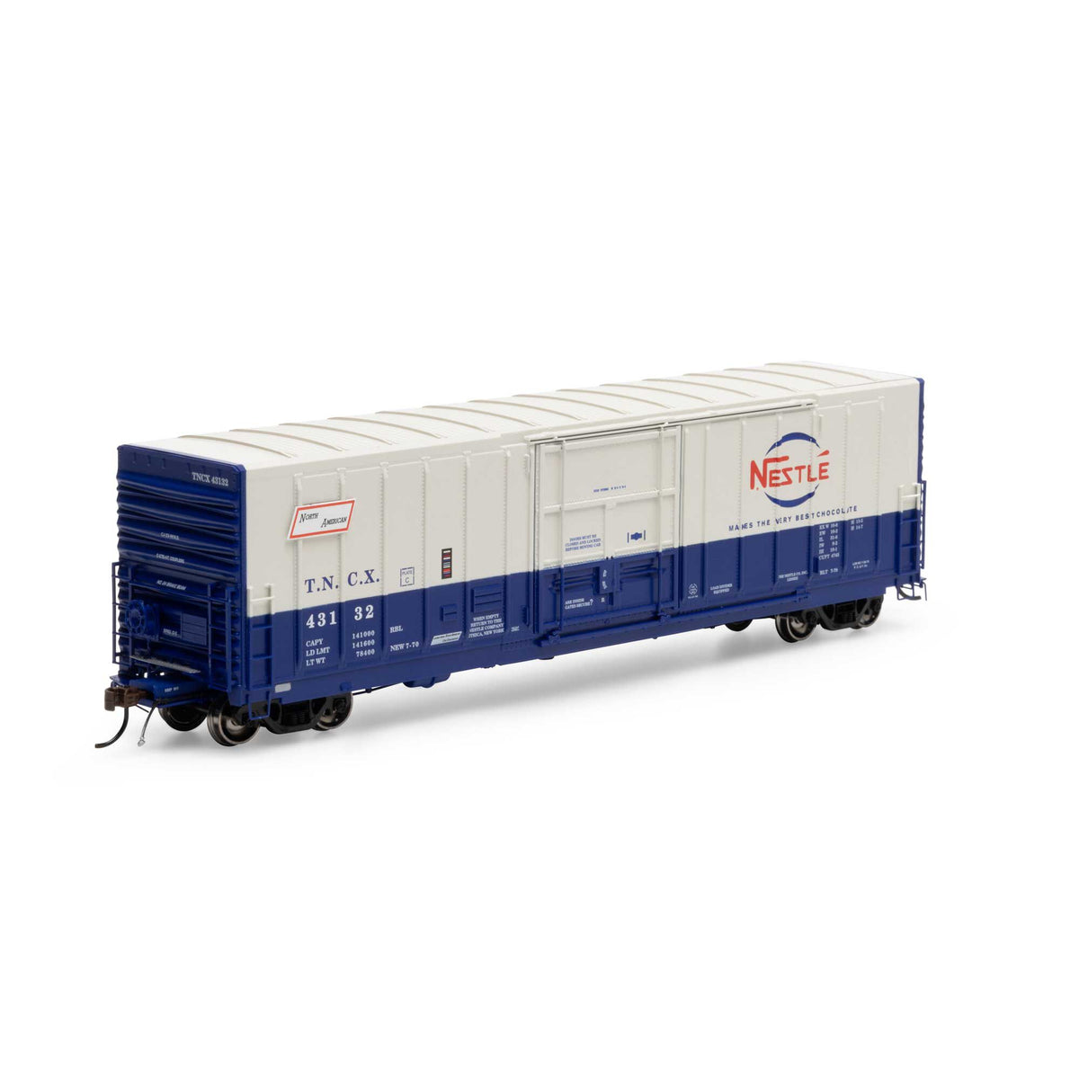 Athearn ATHG26893 50' PC&F Ex-Post Box, TNCX Nestle #43132 HO Scale ...