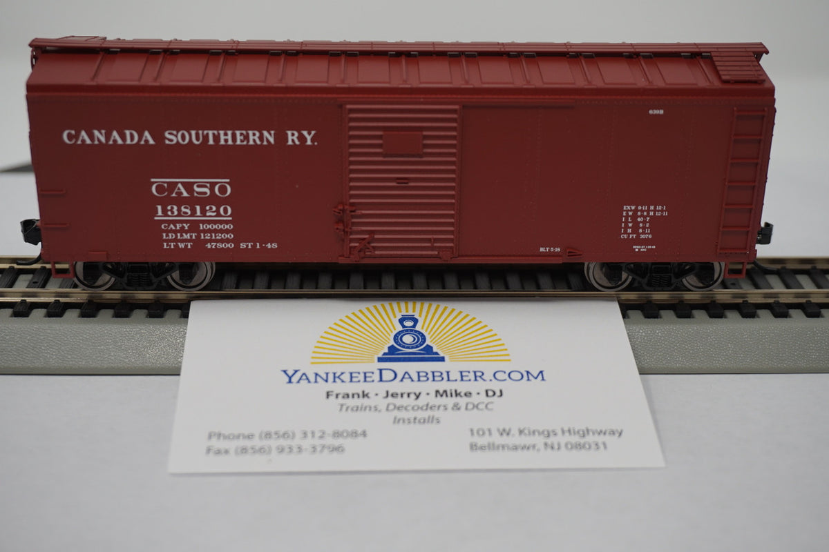Bowser 42468 CS - Canada Southern #138135 40' Boxcar HO Scale ...