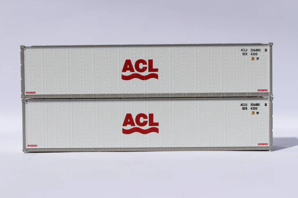 JTC MODEL TRAINS 405651 ACL 40' Standard height (8'6") Smooth-side con ...