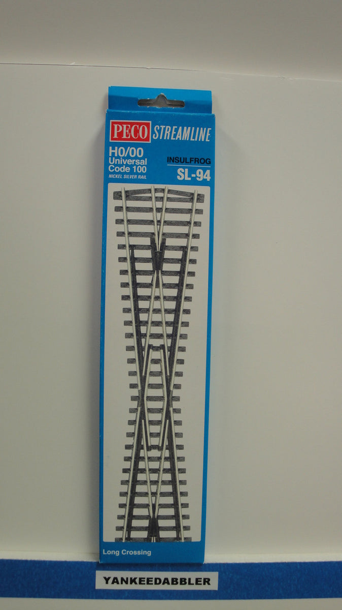 SL-94 Peco / SL-94 HO Code 100 Left-Hand Long Insulfrog Crossing (SCAL ...