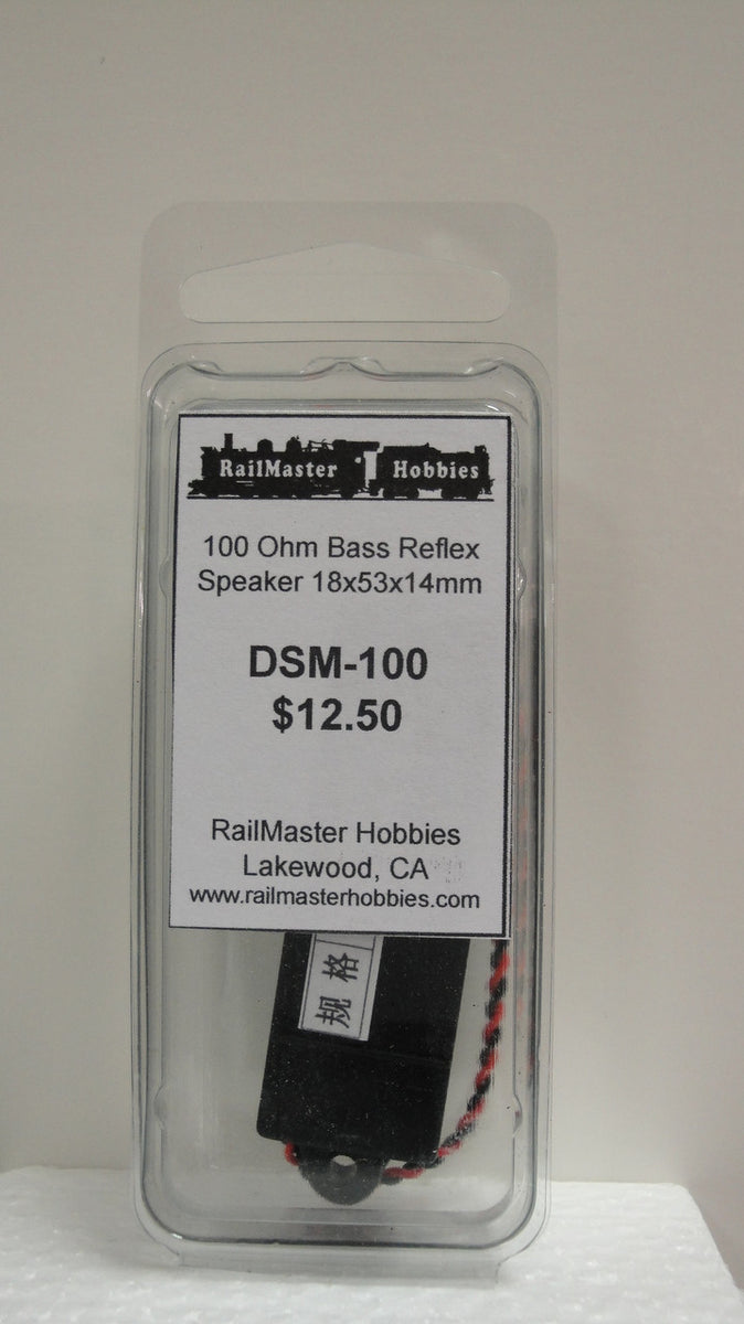 DSM-100 Rail Master / Speaker 18 X 53 X 14.3 MM 100 Ohm (Scale=HO) Par ...