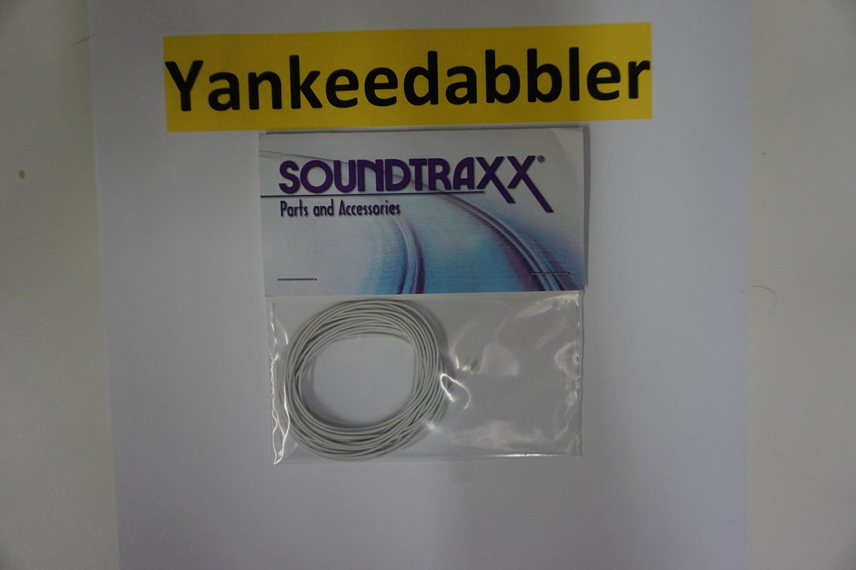 810146 Soundtraxx / Ultra-Flexible 30AWG Wire, White (SCALE=ALL) Part ...