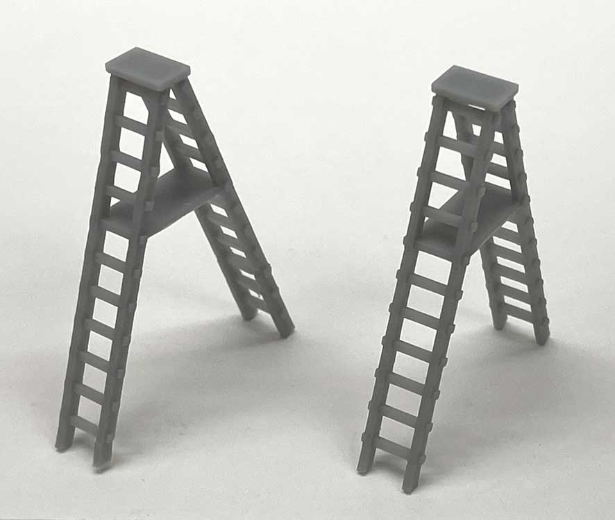 Phoenix 31511 A-Ladders - 3-D Printed Kit -- pkg(2) HO Scale ...